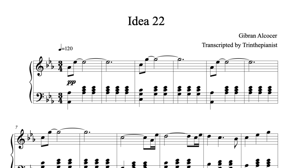 Idea 22 (G. Alcocer) - PARTITURA