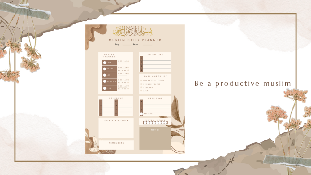 Muslim Daily Planner