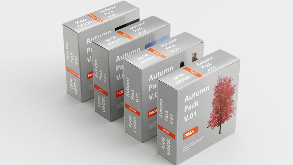 2D Autumn Pack V.01 - 175 images.