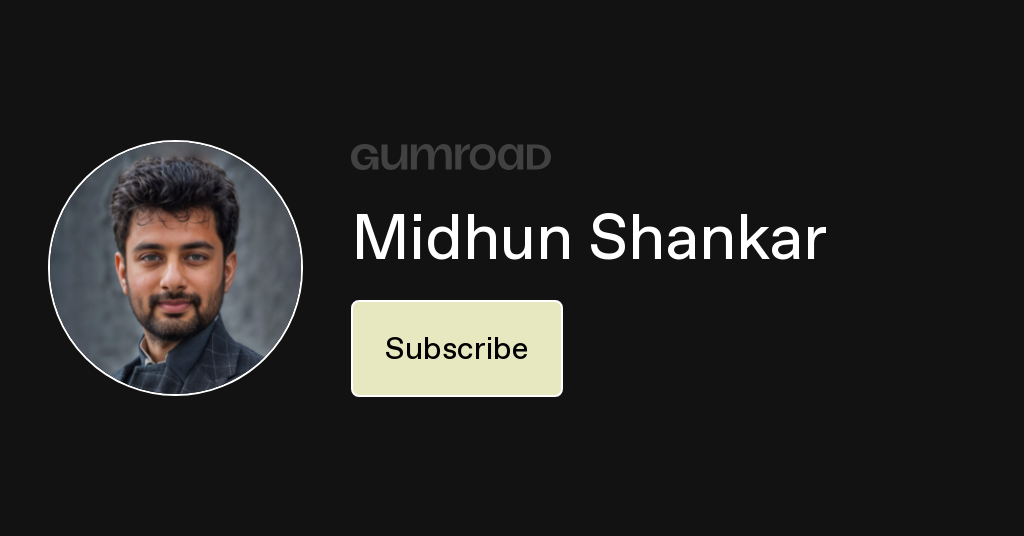 Midhun Shankar