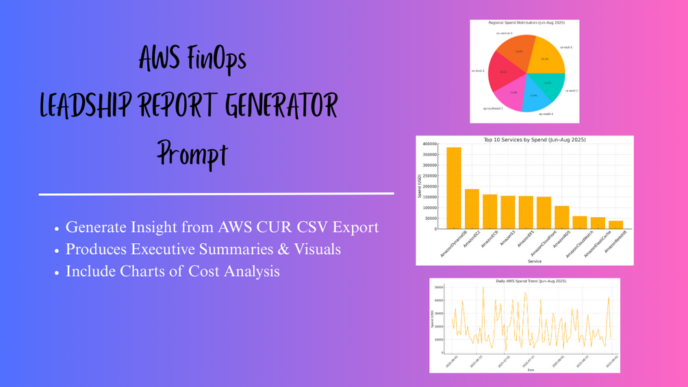 AWS FinOps Leadership Report Prompt