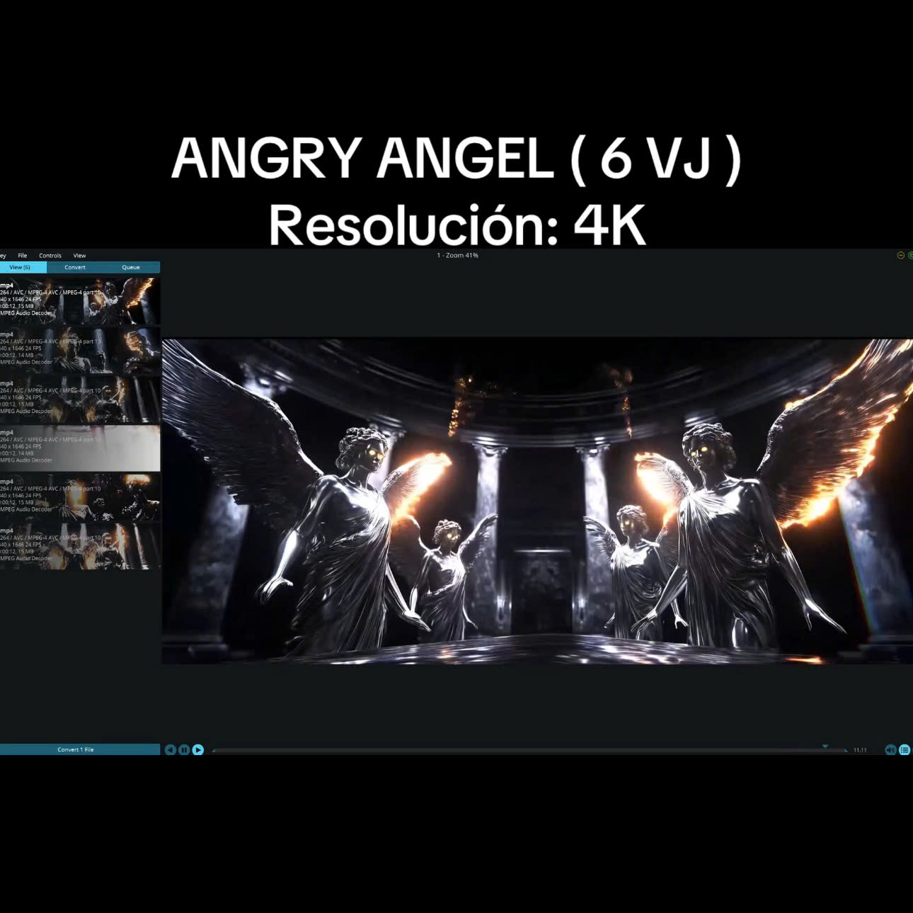 ANGRY ANGEL 4K ( 6 VJ )