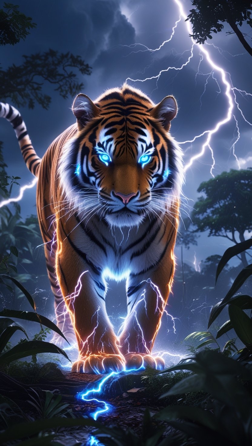 ⚡ Storm Tiger Cinematic Background