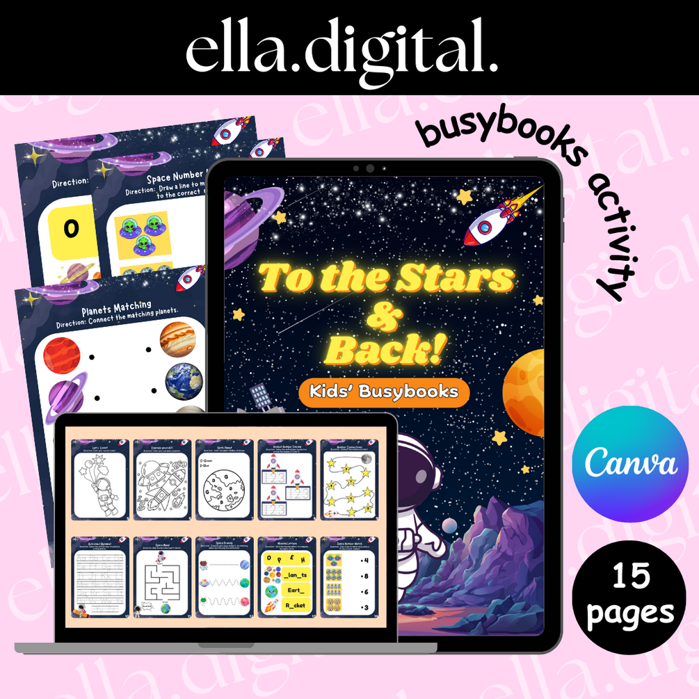 My Space Mission Activity Busybooks for Kids!