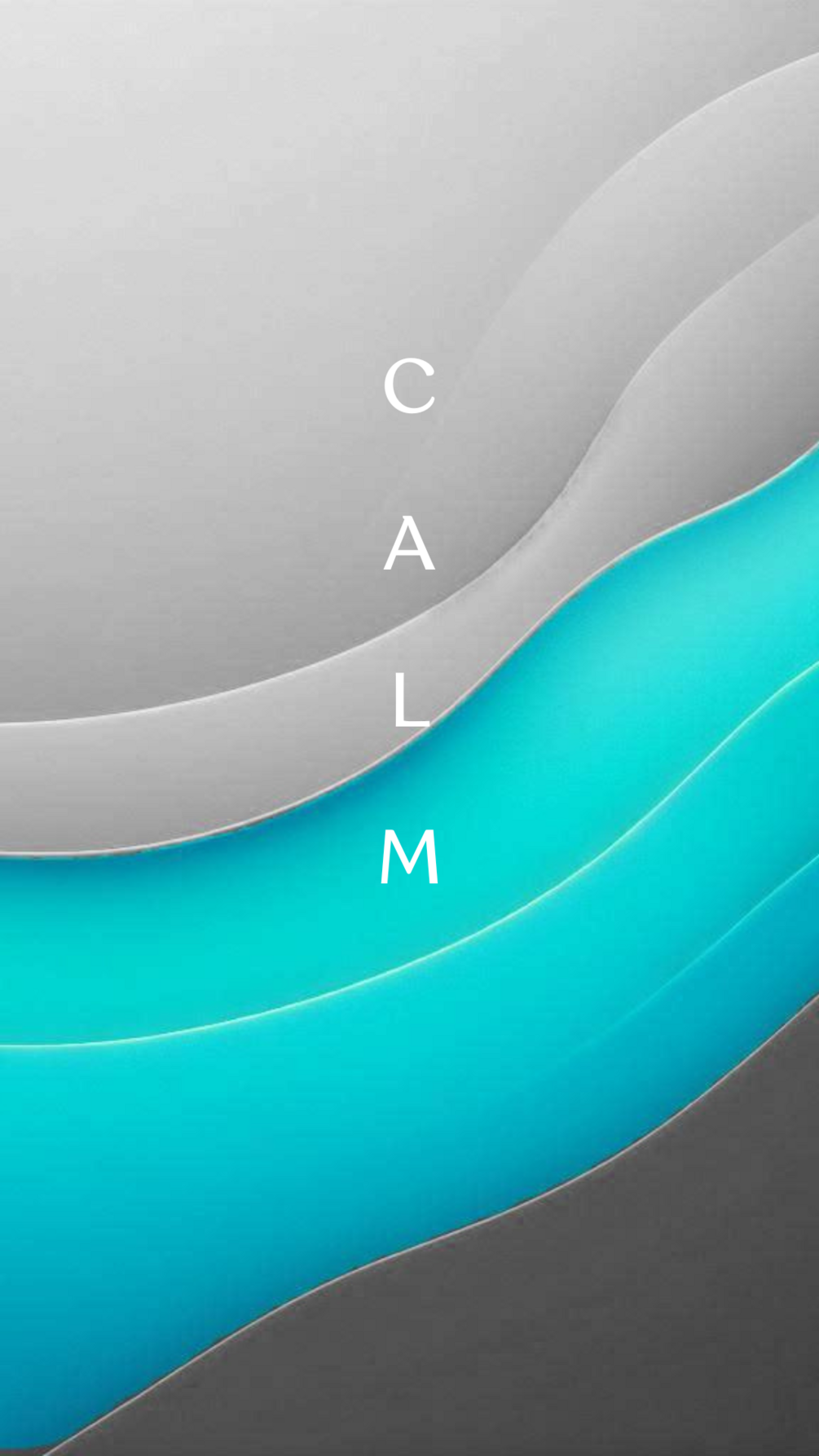 "CALM" - Minimalist Abstract Art Print