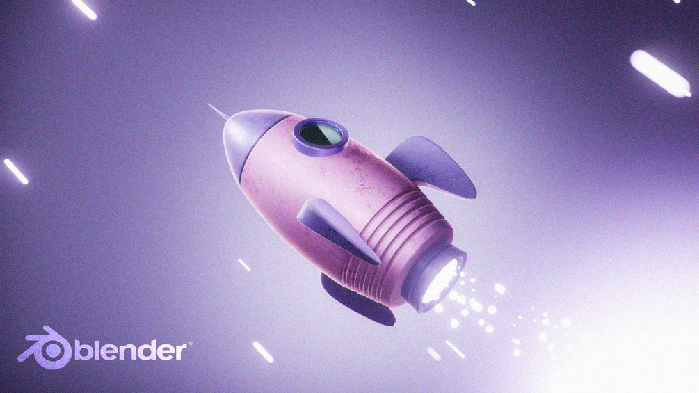Stylize Rocket Animation In Blender EEVEE