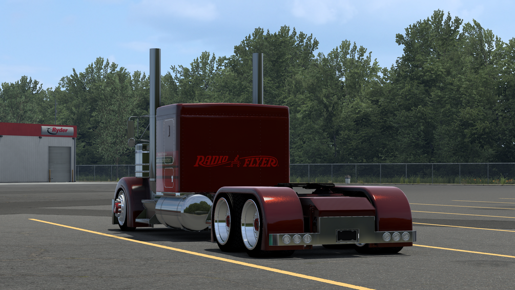 Jon Ruda Kenworth W900 Highwaykiller "Radio Flyer" Skin