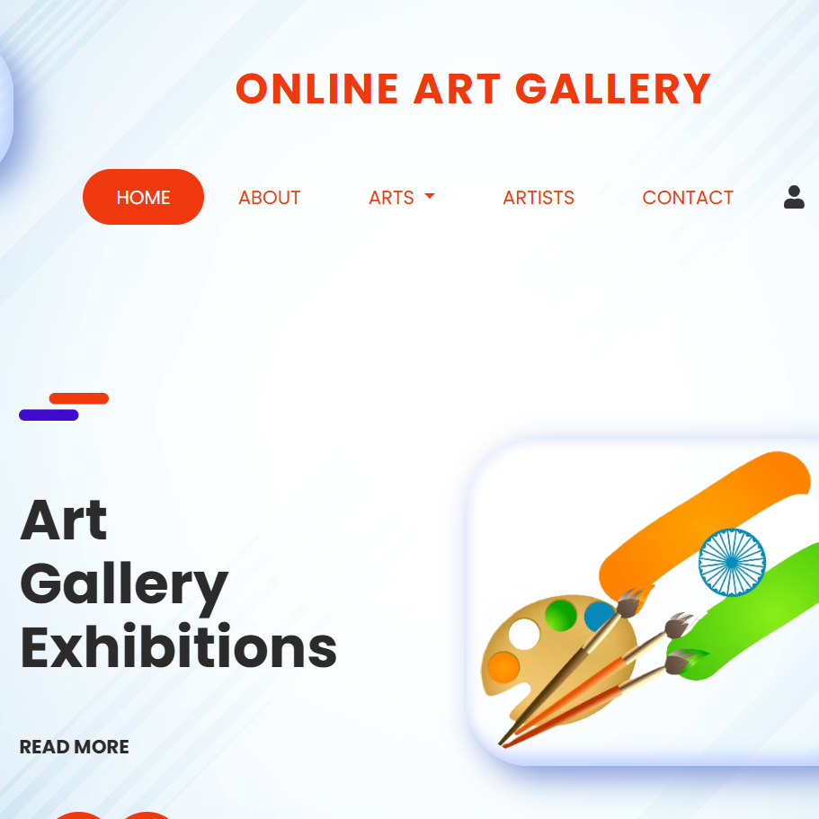 ArtGallery Django Template with Report – Student Project + Source Code