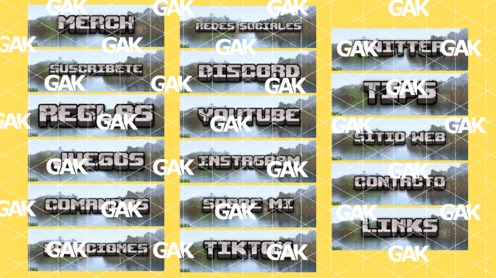 MINECRAFT - OVERLAY - STREAM - OBS