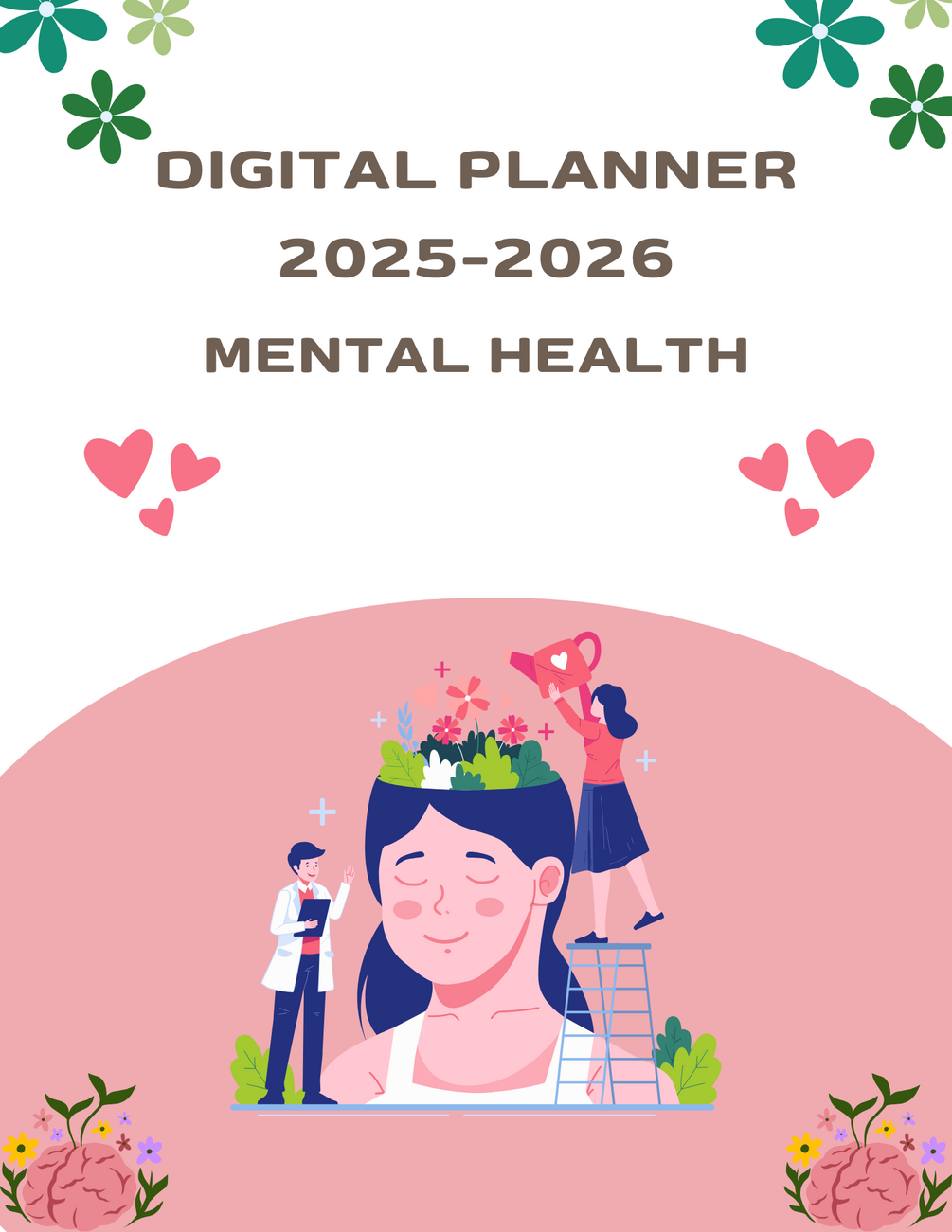 Ultimate Digital Mental Health Planner Bundle 2025-2026”