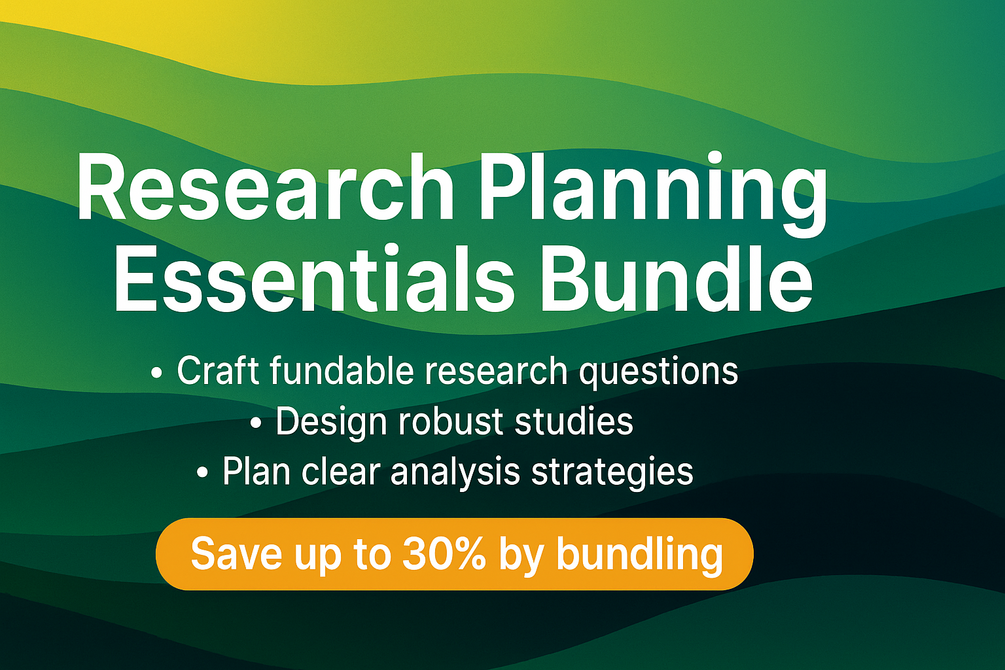 Research Planning Essentials Bundle