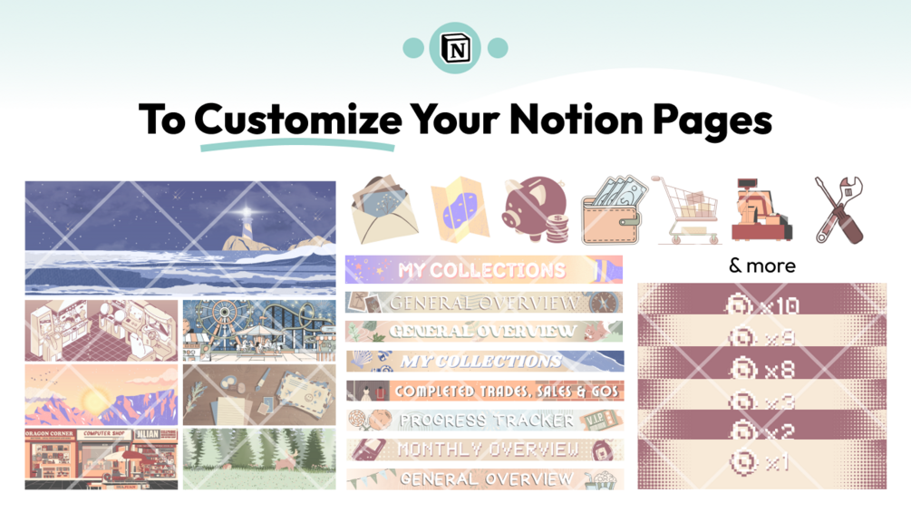 [My Collection Organizer] DESIGNS PACK