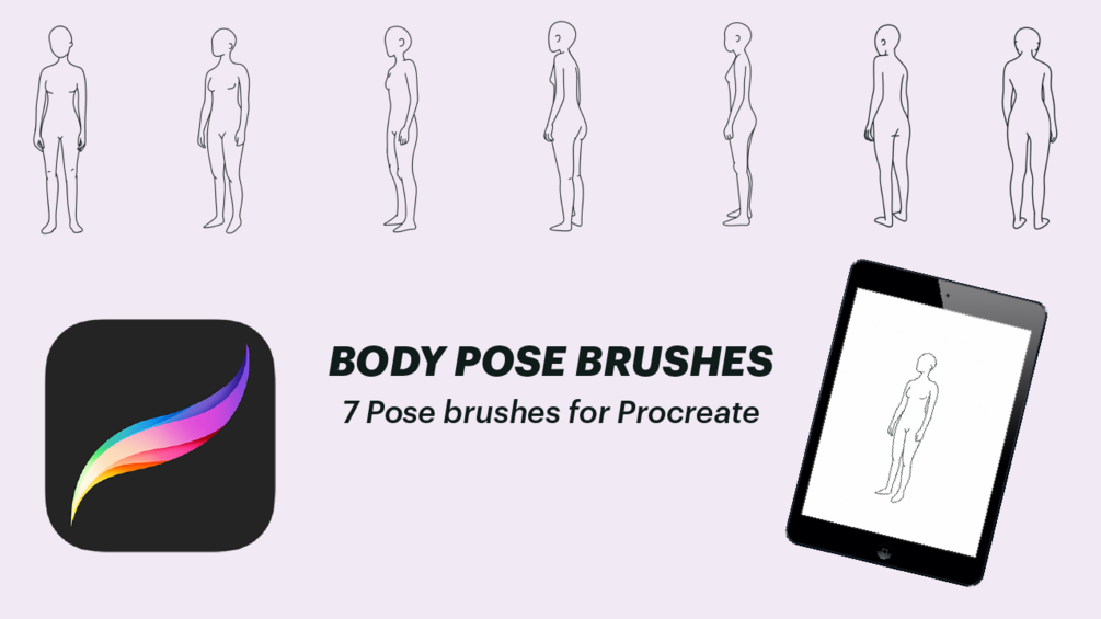 FREE body pose reference brushes