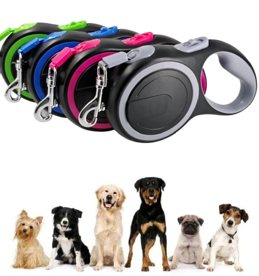 Automatic Retractable Dog Leash | Smart Design, Chew-Resistant, Heavy ...