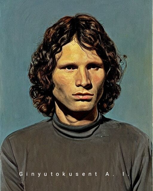 Jim Morrison portrait