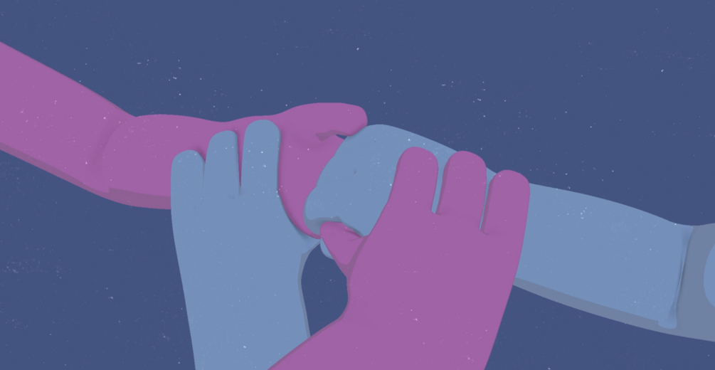 FPS/Motion Graphics cutesy 3D hands / arms rig