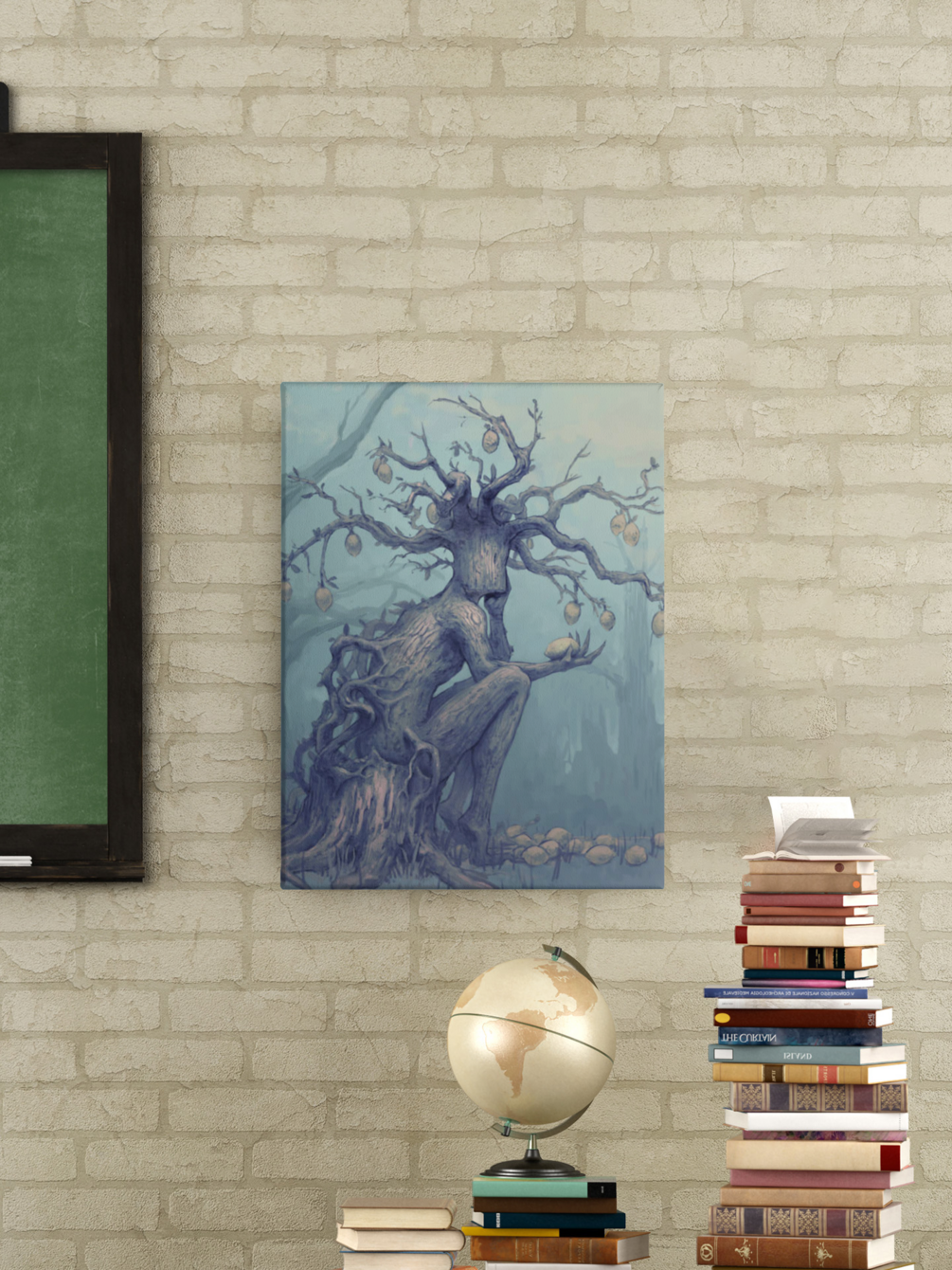 Mystical Tree, Home Decor, Fantasy wall art,Vintage Tree Print,Nature ...