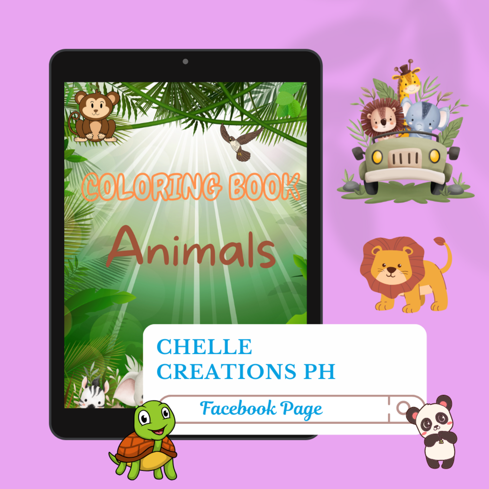 Chelle Creations - Coloring Book Animal