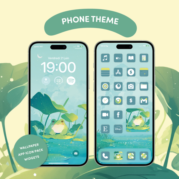 Phone theme - Boho flower girl