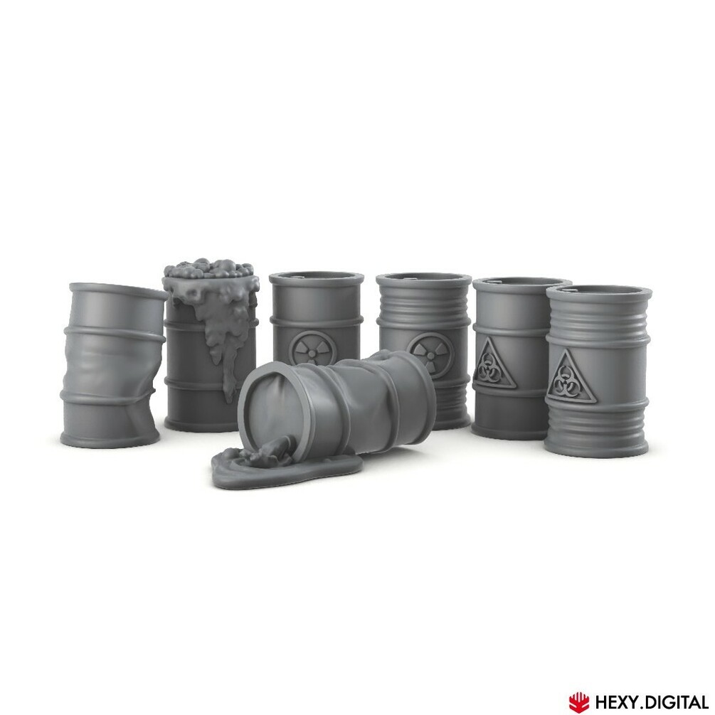 Metal Barrel Set - STL files