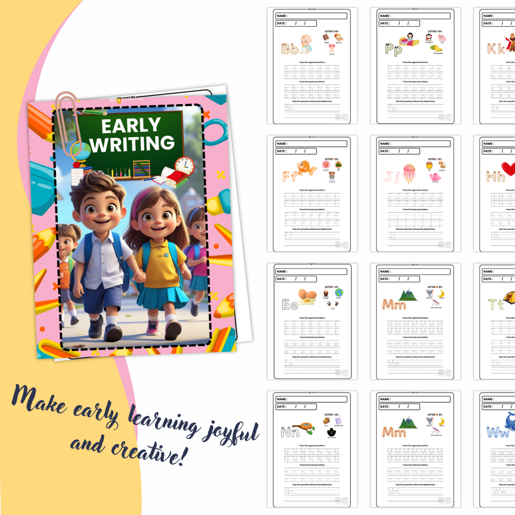 Kids Tracing Letters: Big Letters and Small Letters