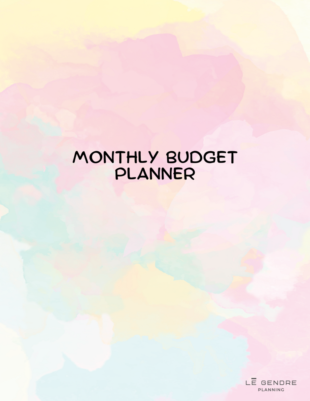 Monthly Budget Planner