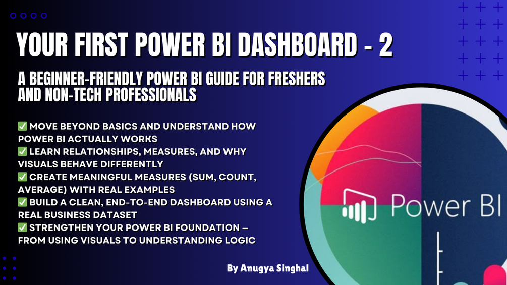 Power BI Basics — Volume 2: Relationships, Measures & Dashboards