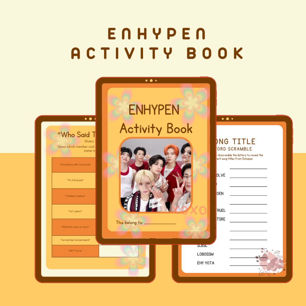 Enhypen Activity Book