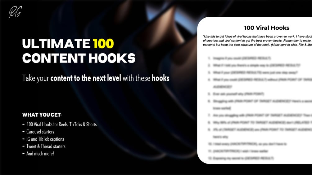 100 Viral Hooks
