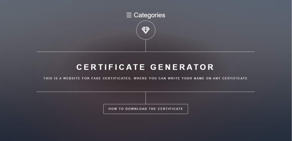 Certificate Generator