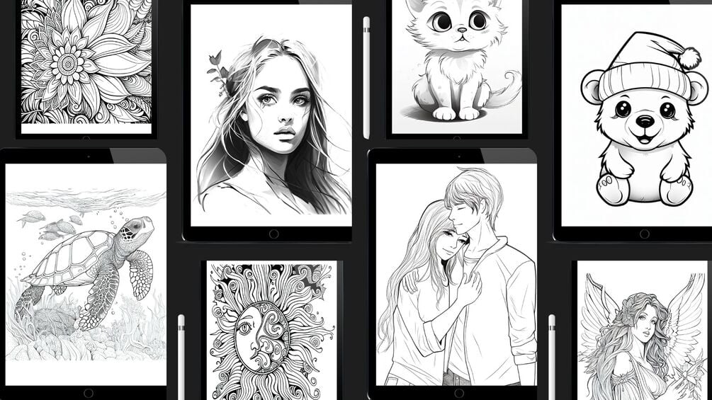 Coloring Pages ( for girls and kids )