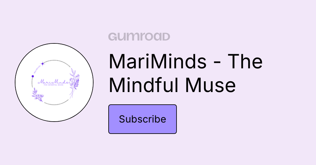 MariMinds - The Mindful Muse