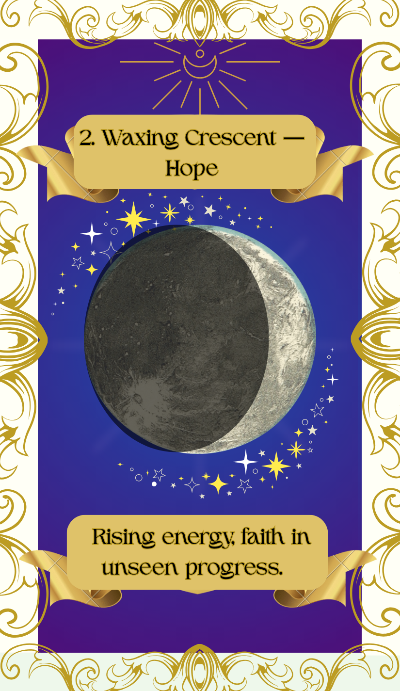 Mystical Moon Oracle Cards and Guidebook