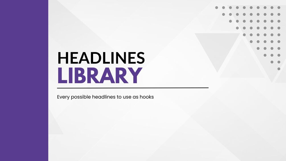 Fill-In-The-Blank Headline Templates For Personal Branding