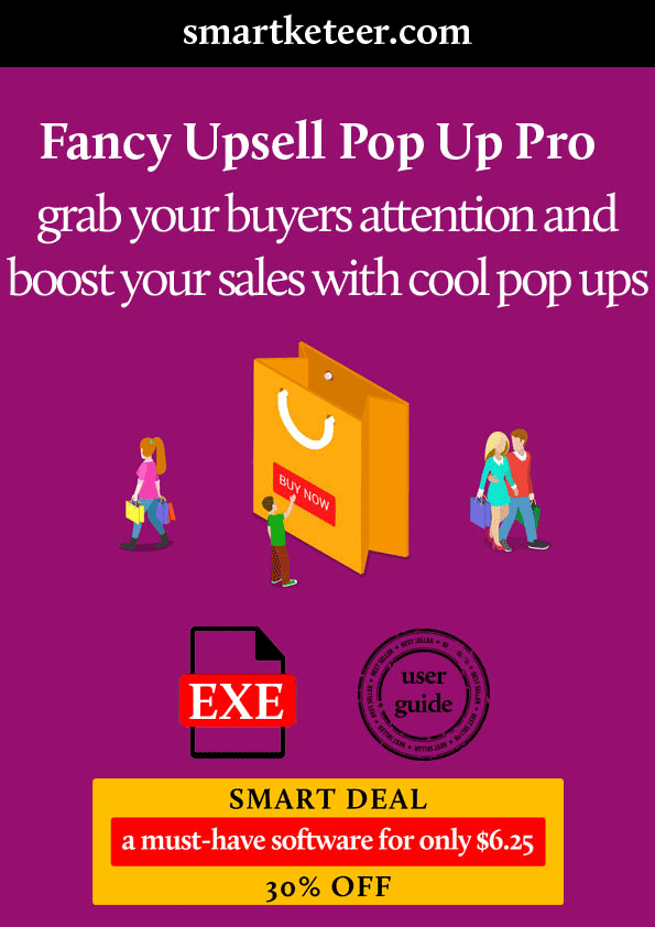 Fancy upsell pop-up pro