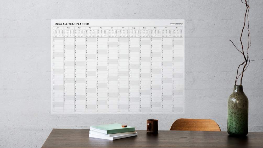 2023 All year planner-A2 size