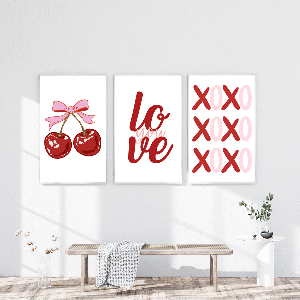 Valentine’s Day Printable Wall Art Bundle | Trendy Wall Art ...
