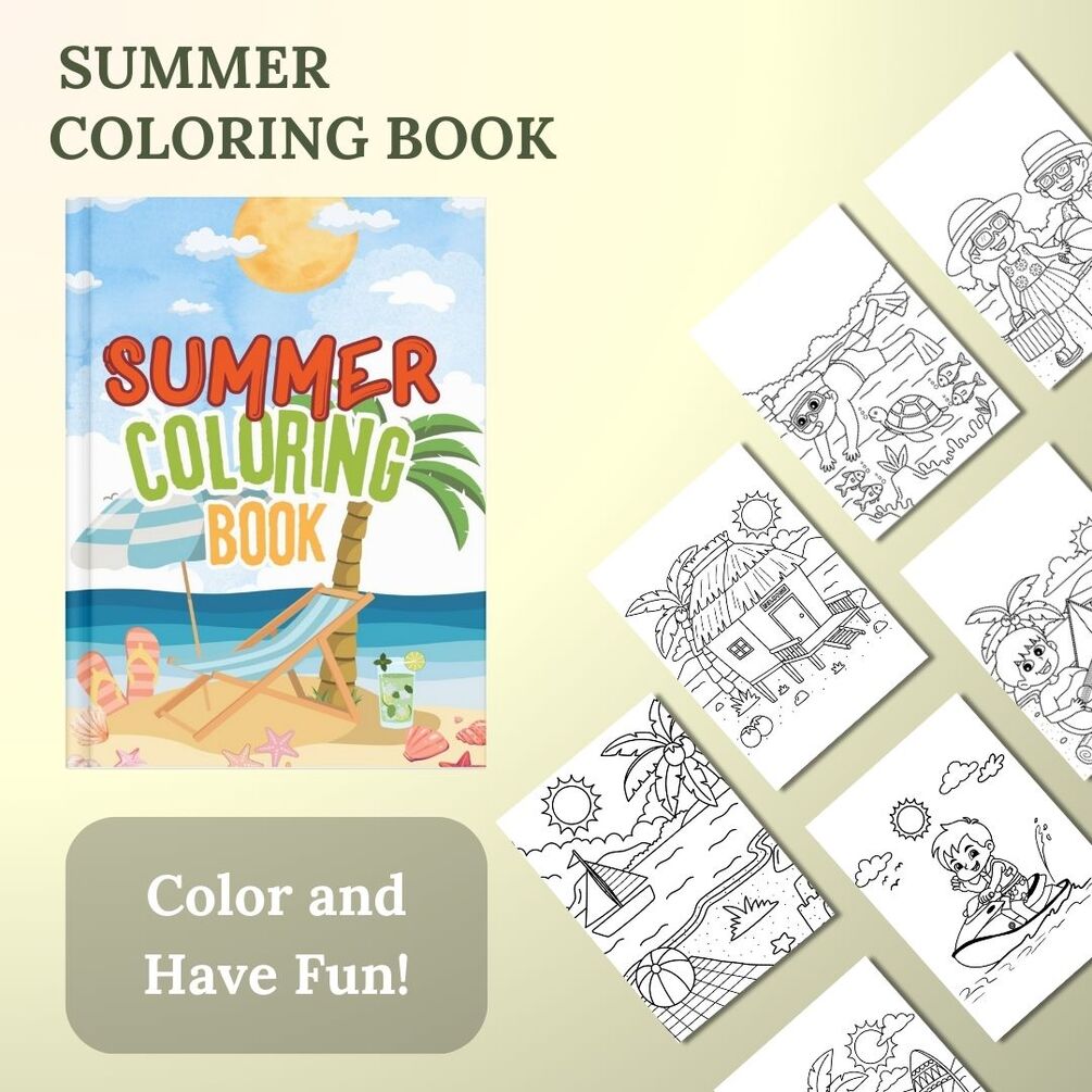 COLORING BOOKS FOR CHILDREN ( 9 THEMES)