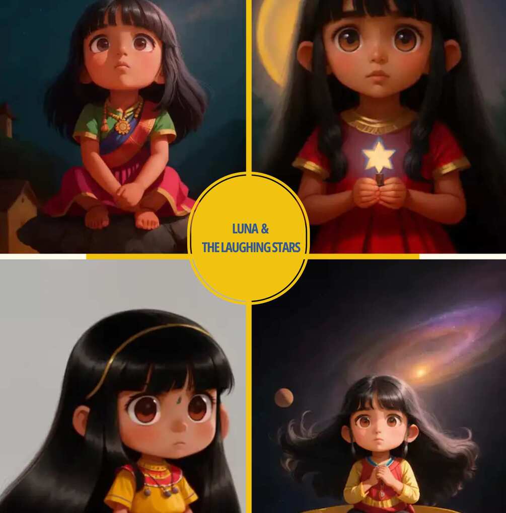 Luna and laughing stars