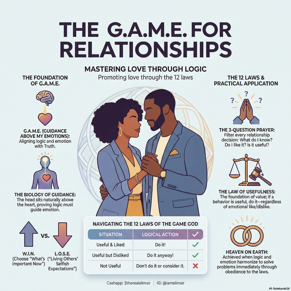 The G.A.M.E. for RELATIONSHIPS (Mastering Love through Logic) AUDIO