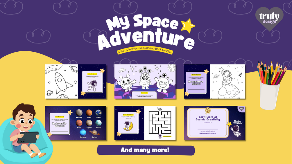 My Space Adventure Coloring Book