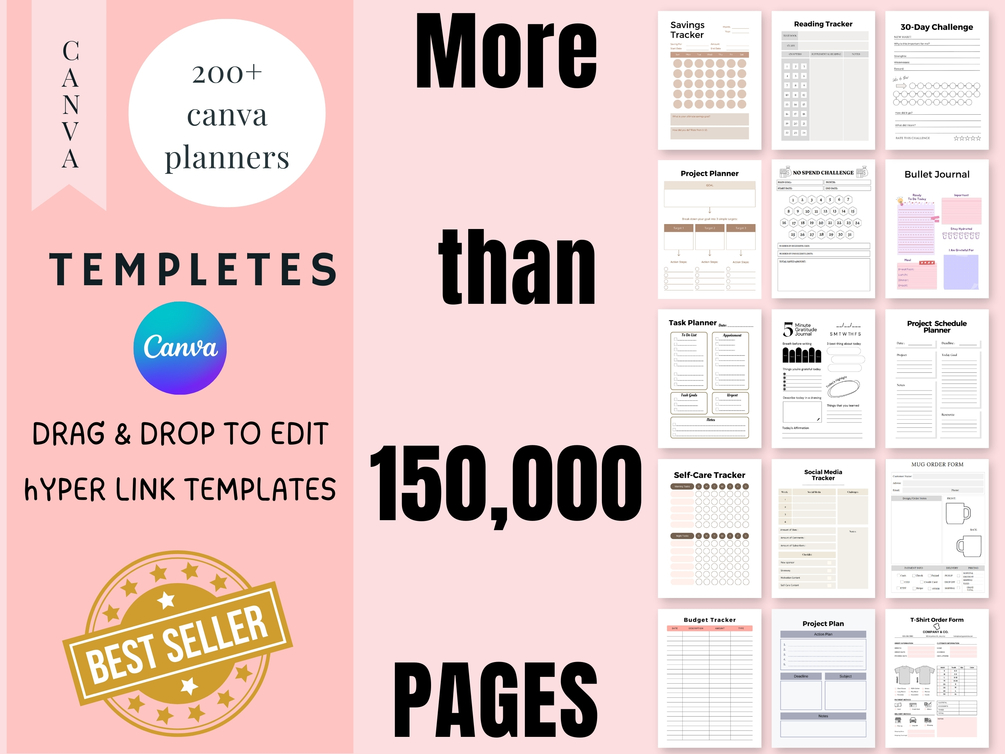 200+ Canva Planner Templates