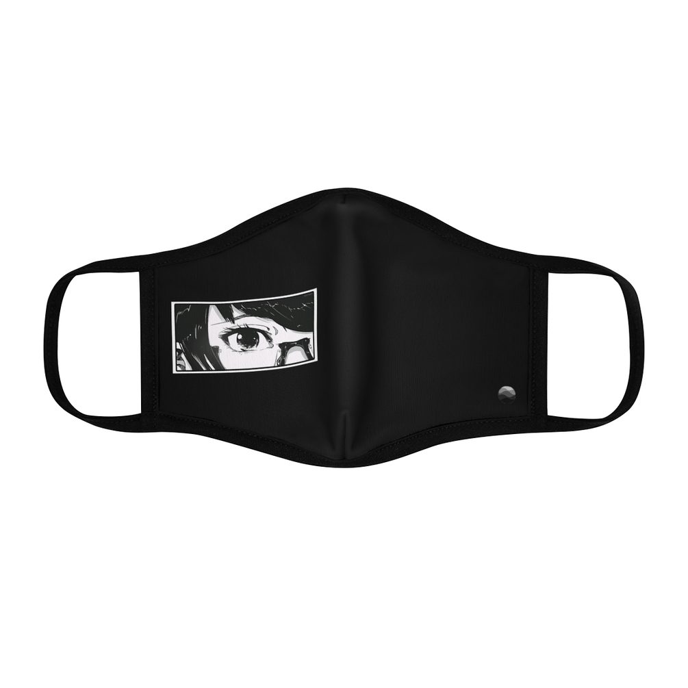 Wavy anime style face mask