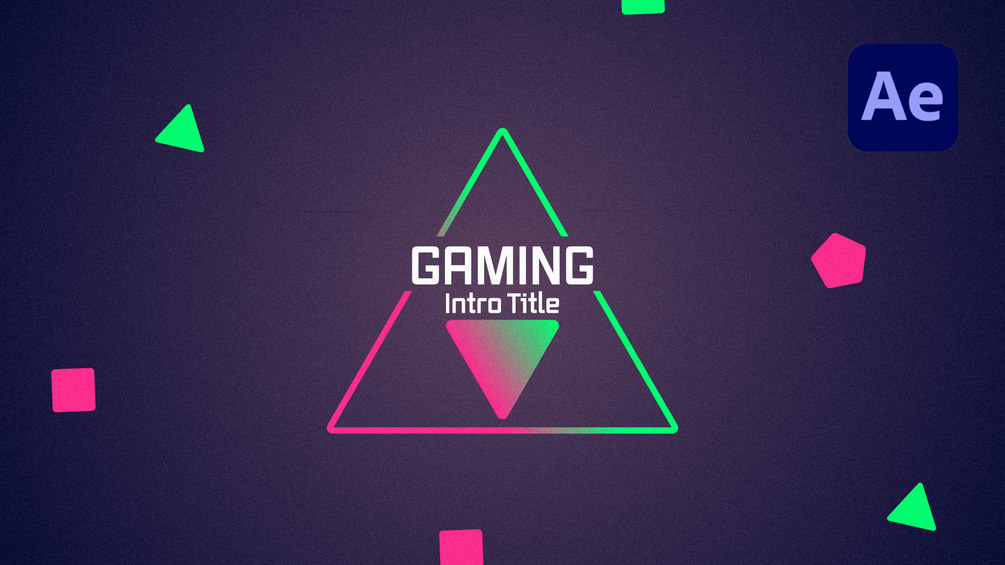 Gaming Title Intro | After Effects Project File