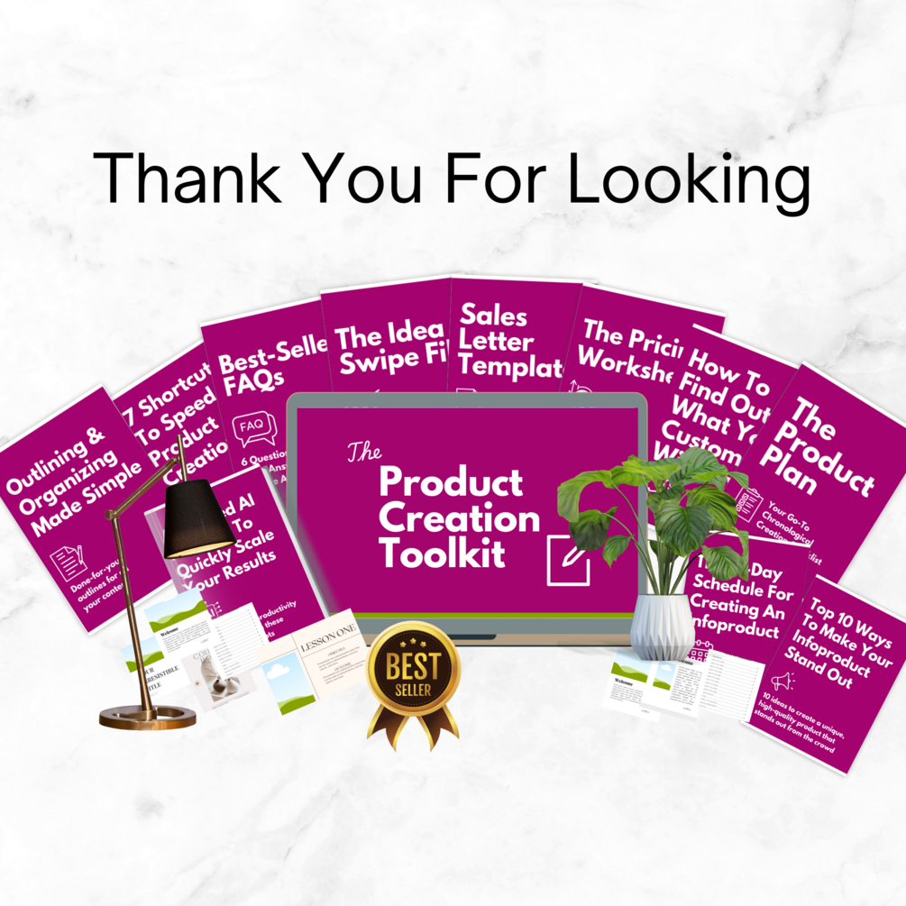 Digital Product Creation Toolkit