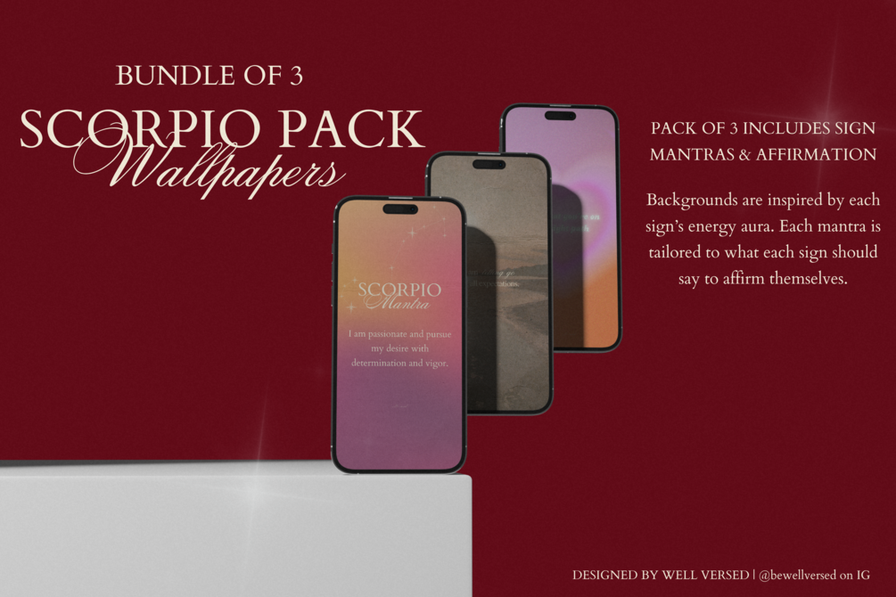 Scorpio - 3 Pack Wallpapers