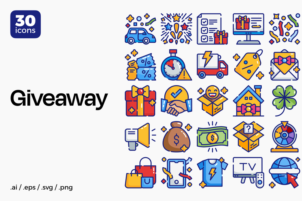 Giveaway Icon Pack
