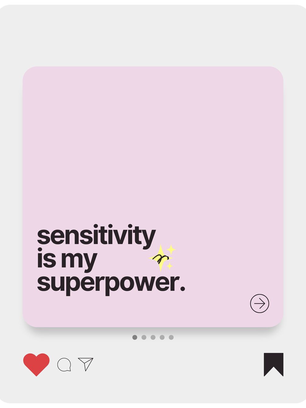 Sensitivity is My SuperPower [Mindful Memes Digital Art Collection]