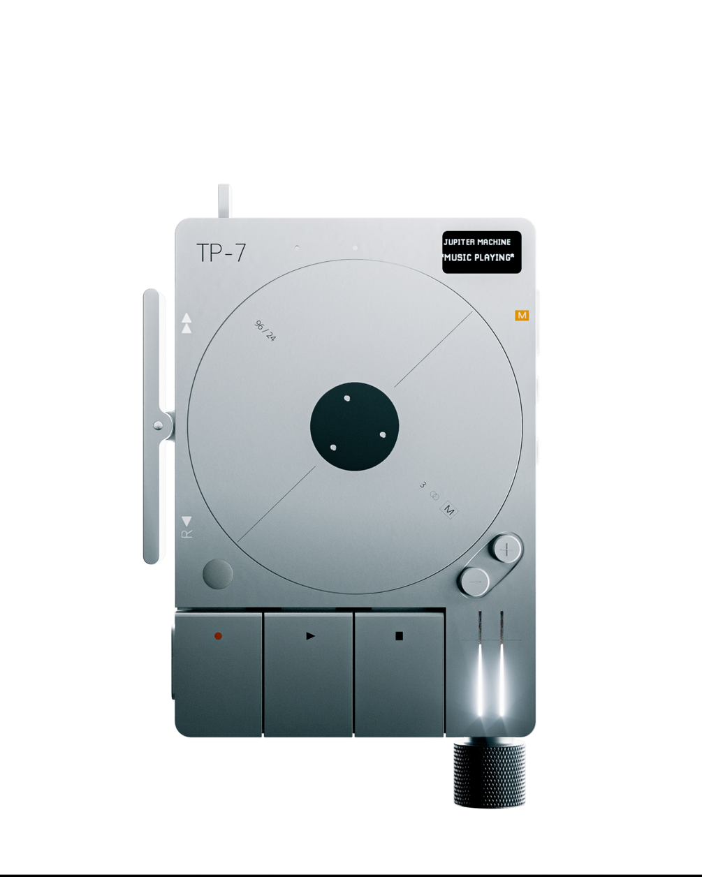 TP7 Recording Device 3D Model Plasticity