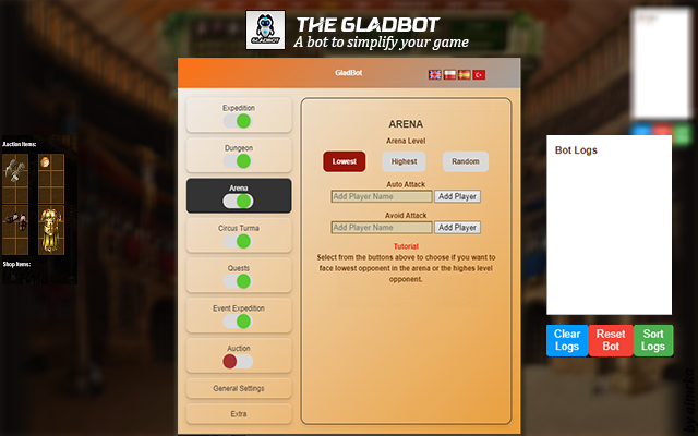 Gladiatus Bot - Gladbot 2.5.6 Beta